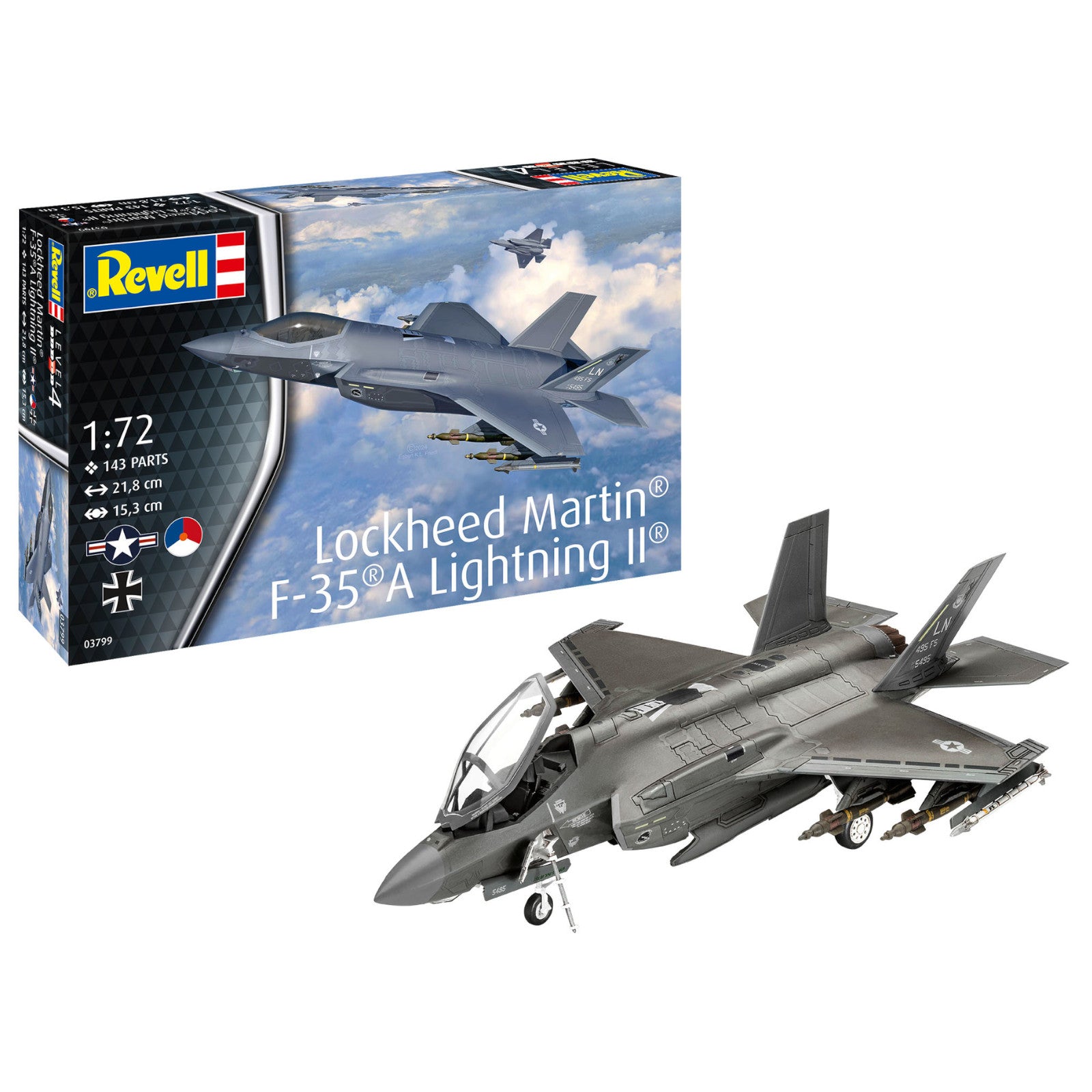 Revell Lockheed Martin® F-35®A Lightning II® Plane Model Kit 1:72 | SDJ ...