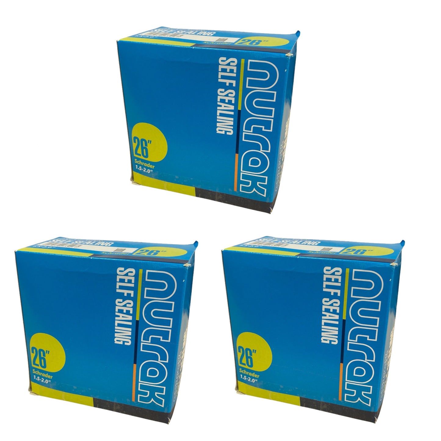 Nutrak 26 x 1.5 - 2.0 Self-Sealing 26 Inch Schrader Valve Bike Inner ...