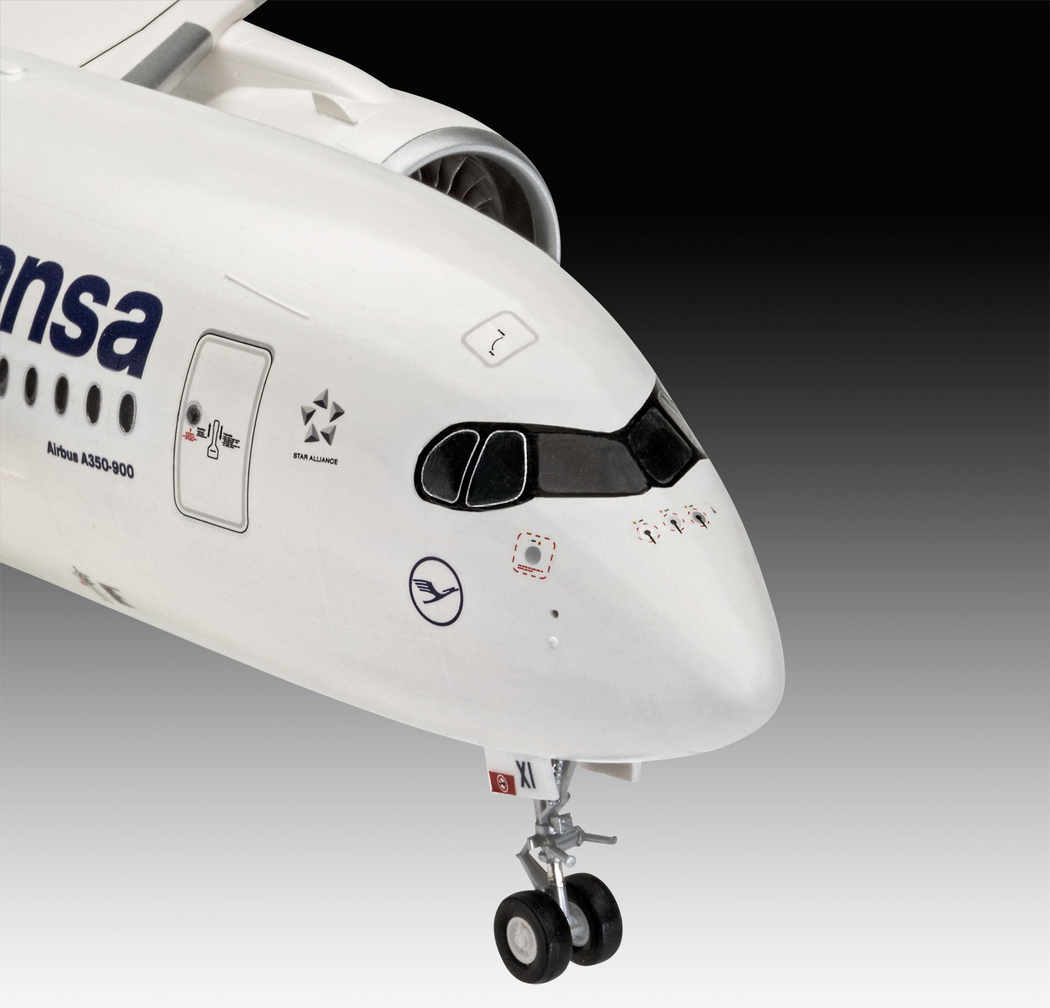 Revell Airbus A350-900 Lufthansa New Livery 1:144 Plane Model Kit | SDJ ...